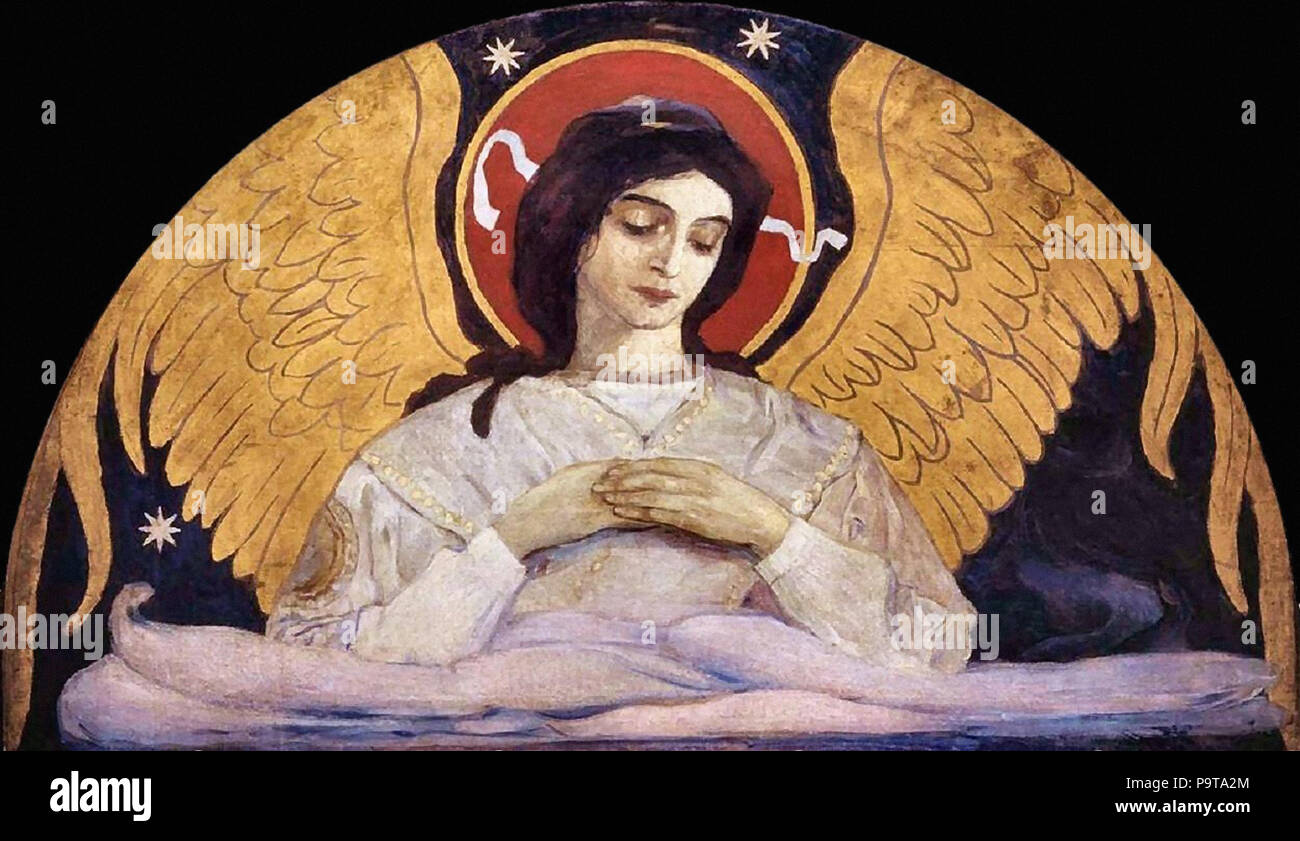 Nesterov Mikhail - Angel of Mourning Stock Photo - Alamy