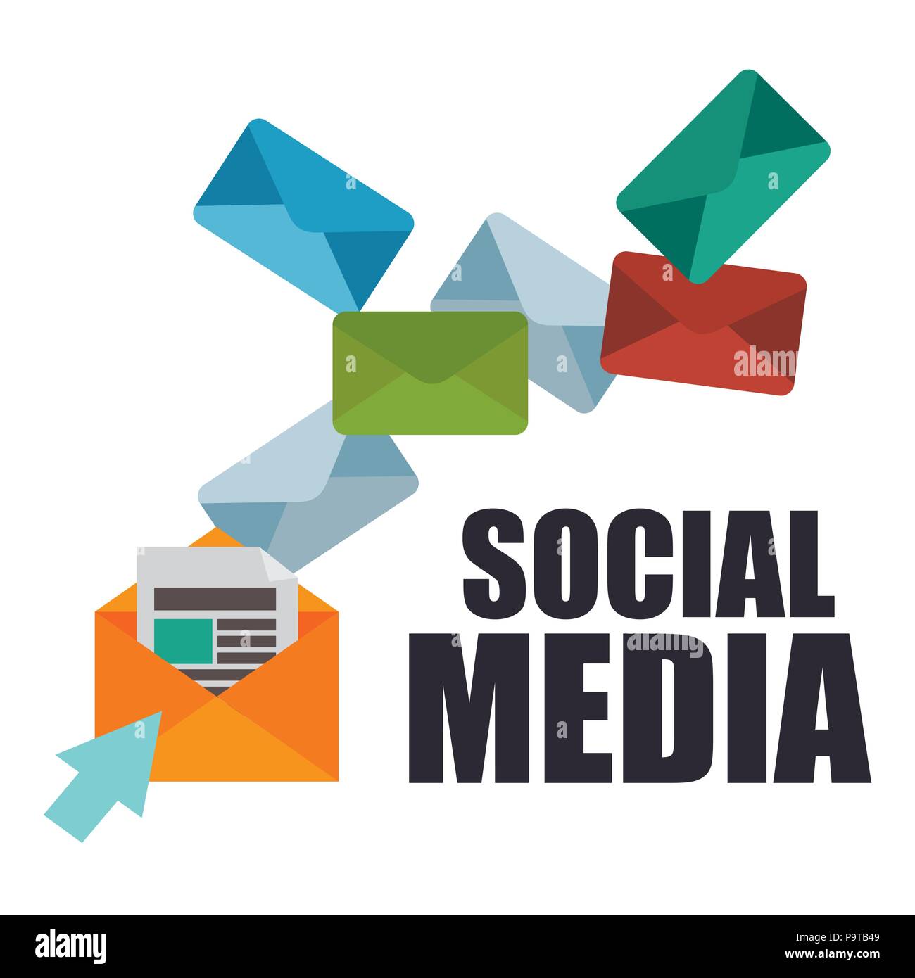 Communication envelope cursor media hi-res stock photography and images ...