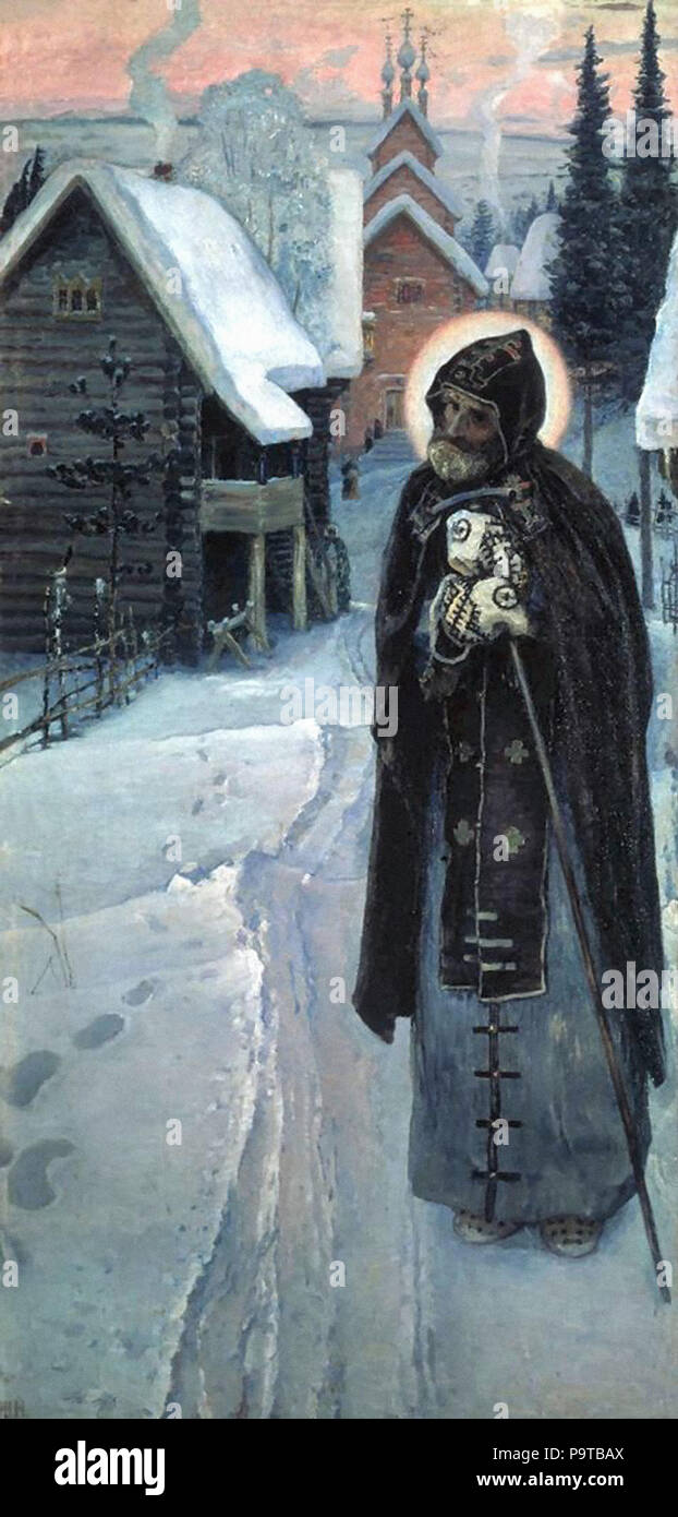 Nesterov Mikhail - Saint Sergius 1 Stock Photo - Alamy