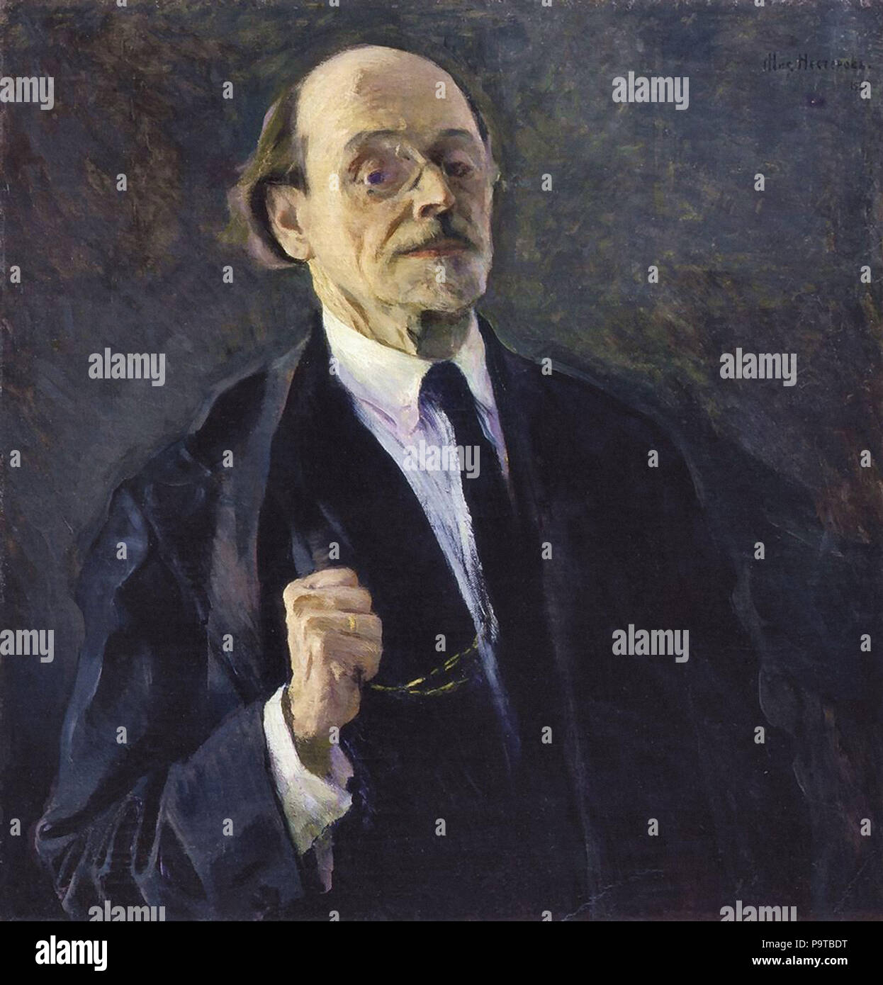 Nesterov Mikhail - Self Portrait 3 Stock Photo - Alamy