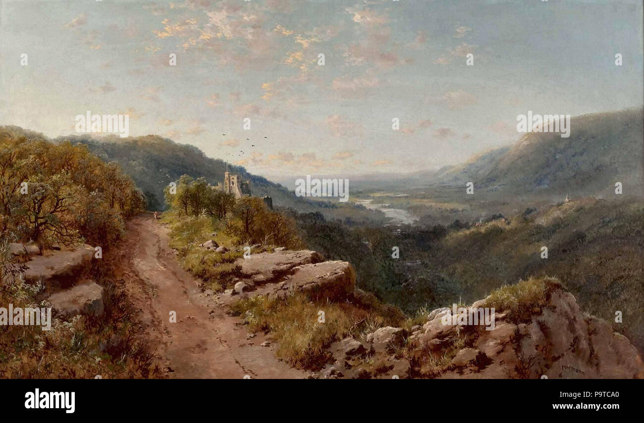 Landscape river classic ruin hi-res stock photography and images - Alamy