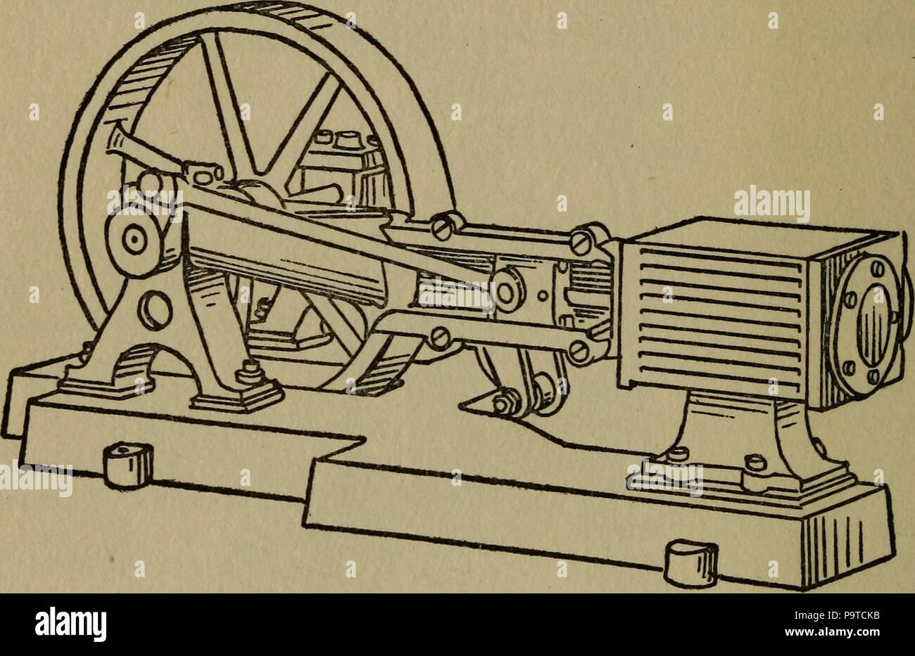 336 Collins steam engine drawing Stock Photo - Alamy