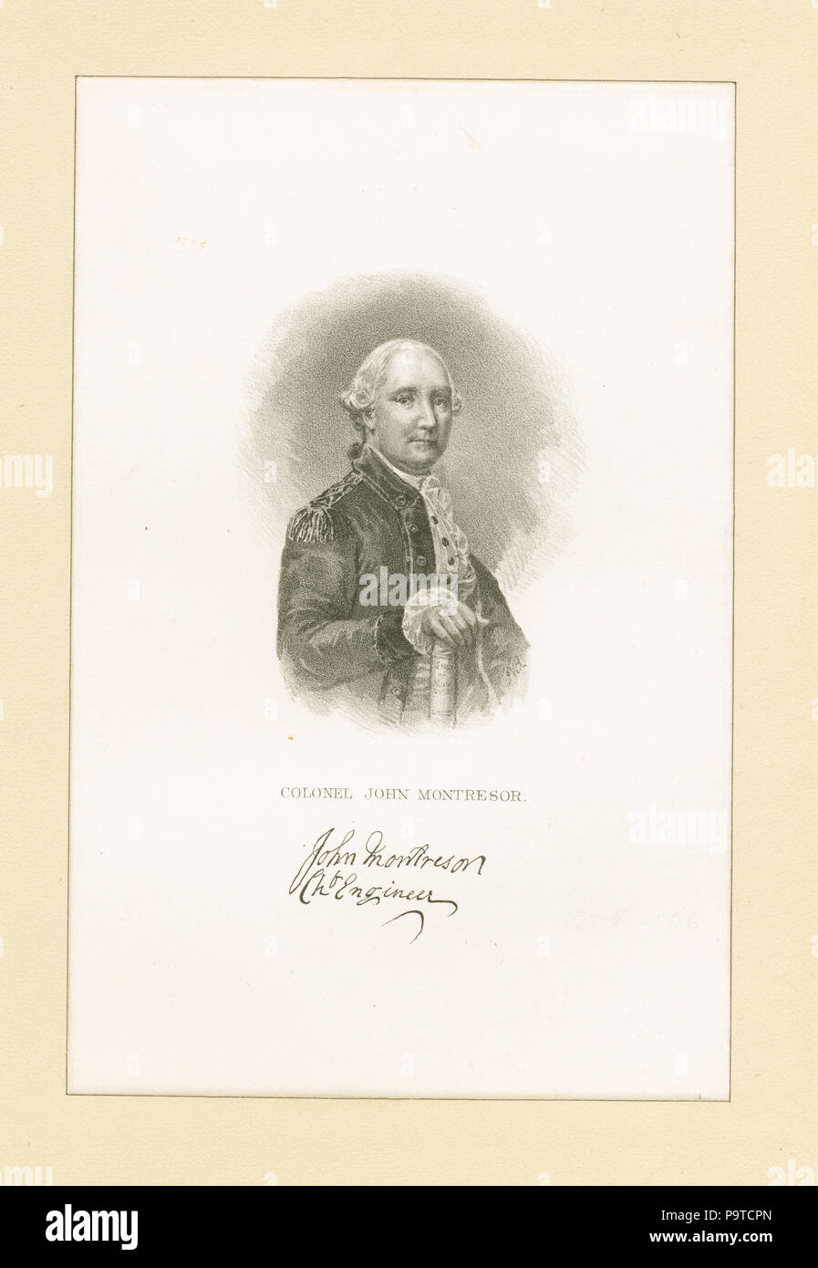 Colonel john montresor hi-res stock photography and images - Alamy