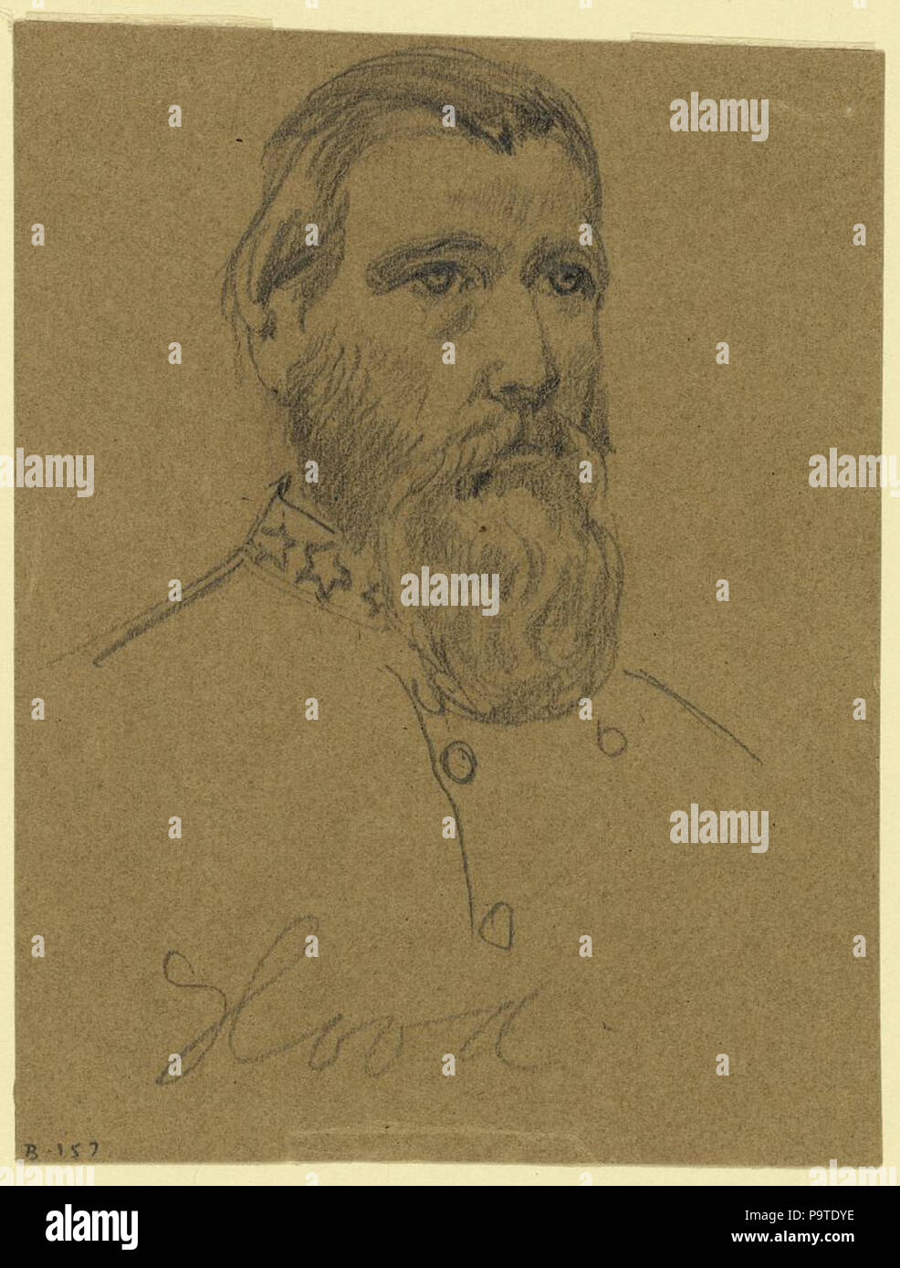 344 Confederate General John Bell Hood Stock Photo - Alamy