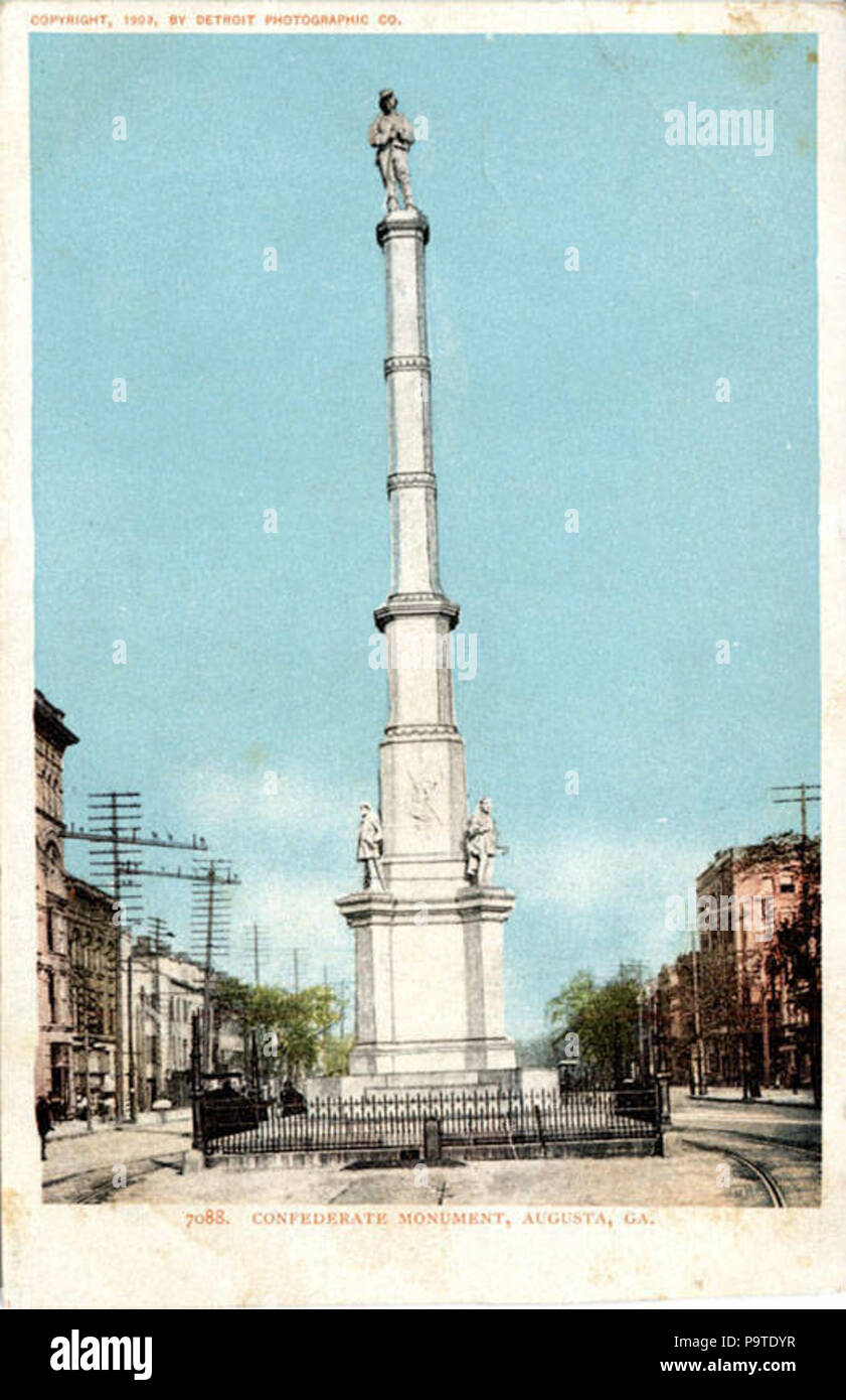 Confederate monument augusta hi-res stock photography and images - Alamy
