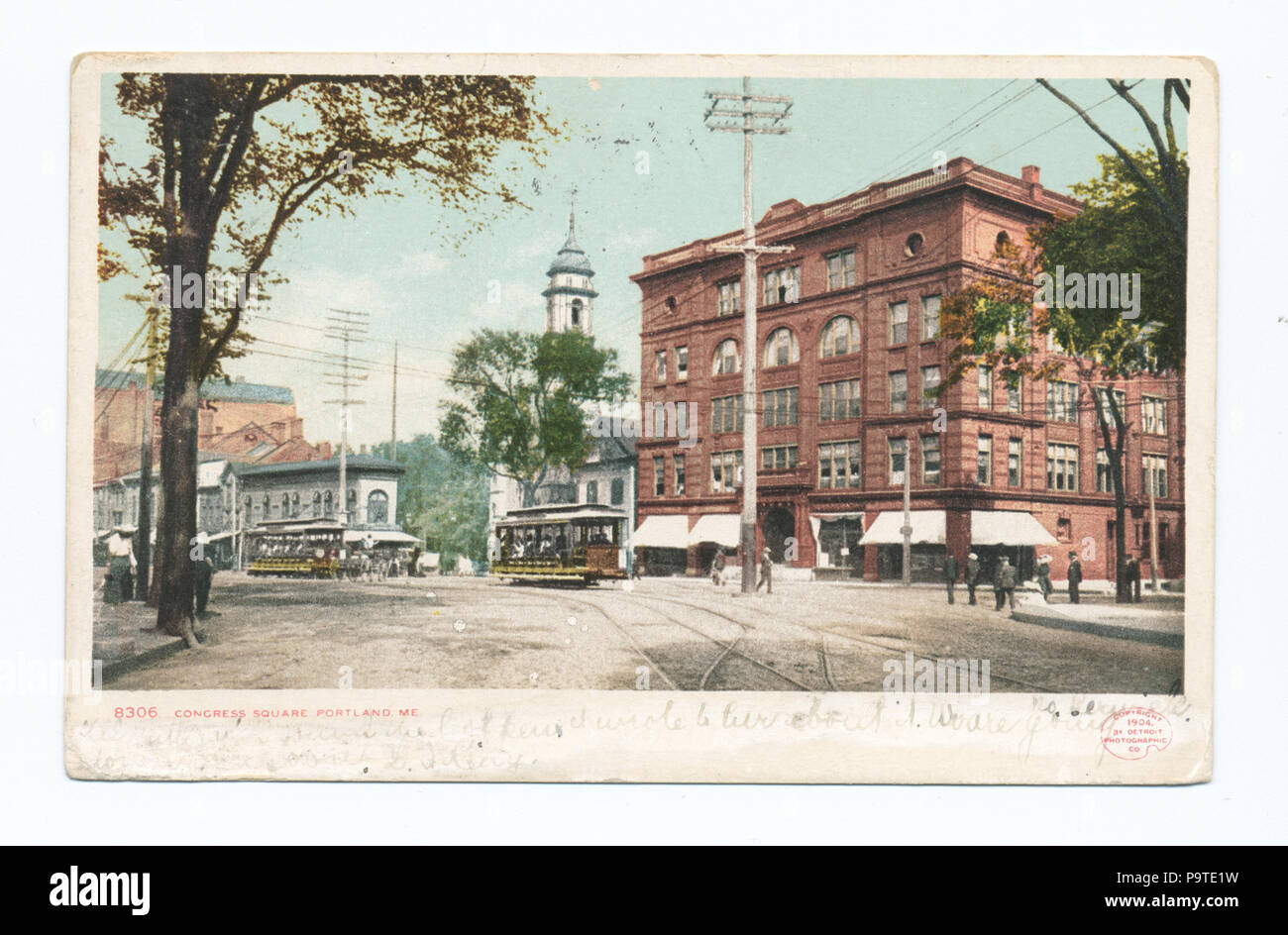 344 Congress Square, Portland, Me (NYPL b12647398-67676 Stock Photo - Alamy