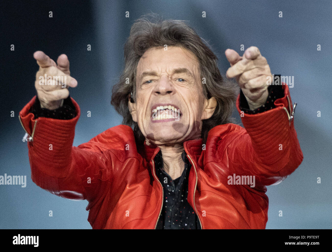 22 June 2018, Germany, Berlin: Mick Jagger of the Rolling Stones ...