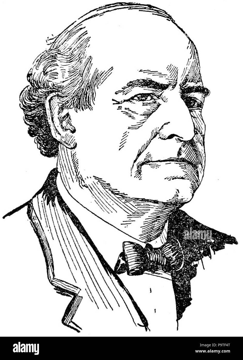 . English: Portrait drawing of William Jennings Bryan. published 1921 ...
