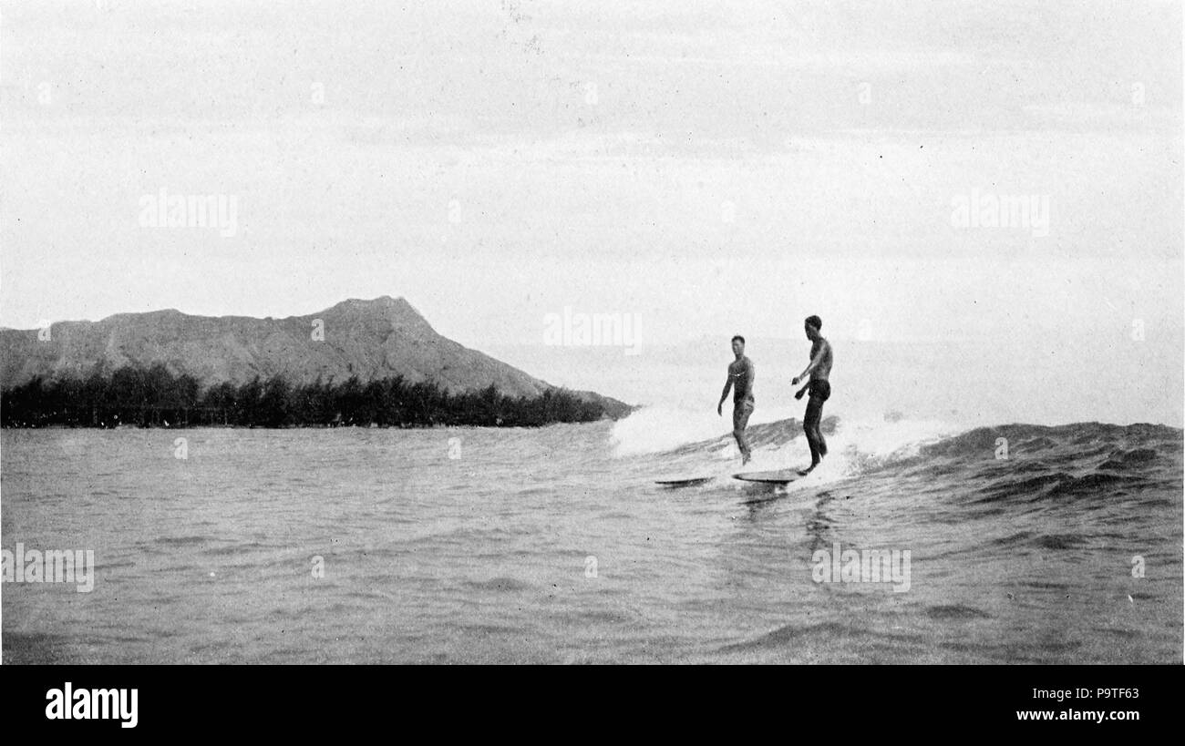 Surfing hawaii early hi-res stock photography and images - Alamy