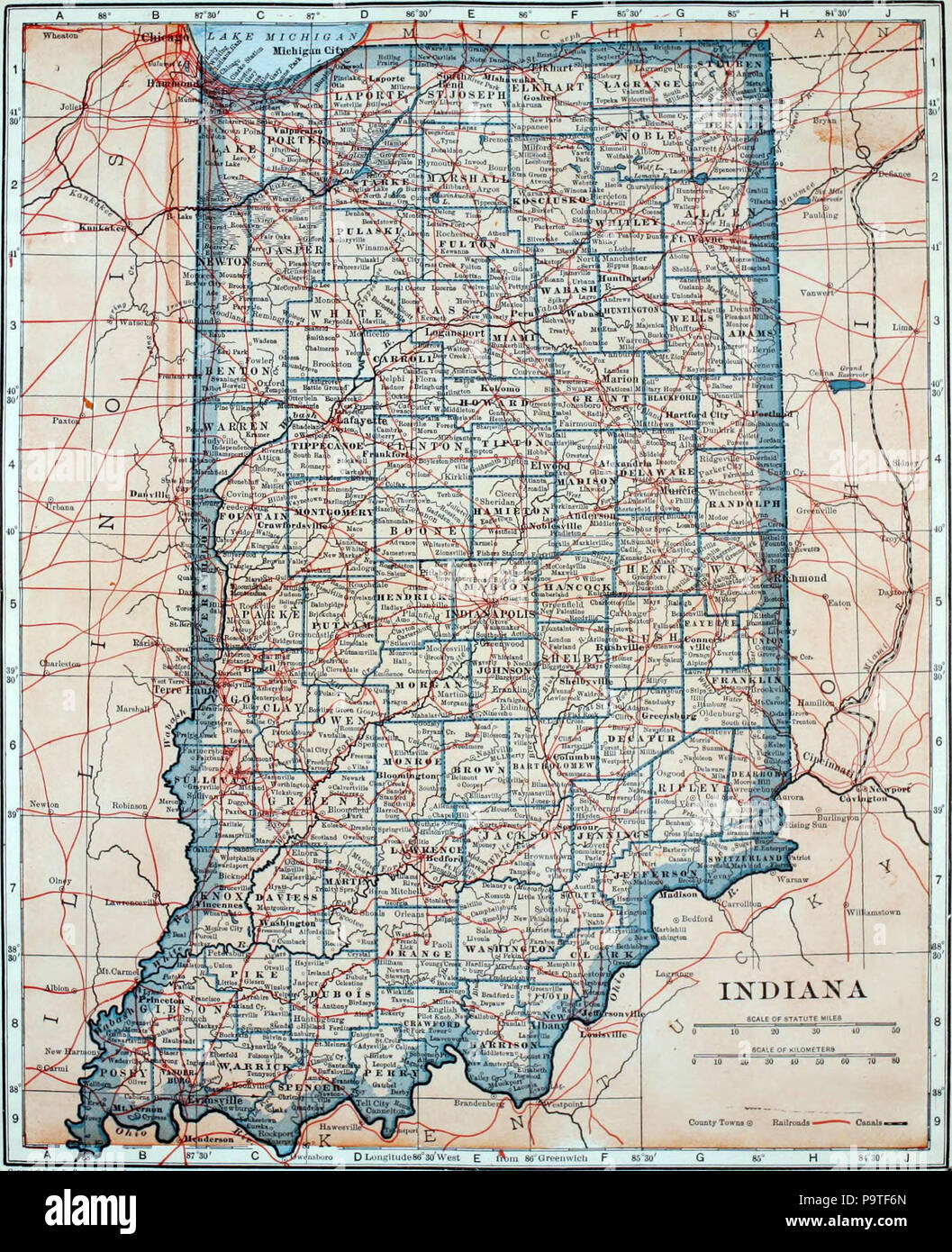 History of early indiana hi-res stock photography and images - Alamy