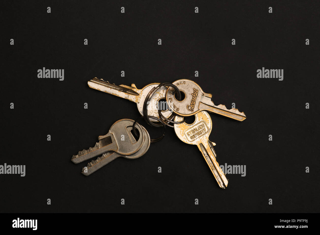 A set of well used keys Stock Photo - Alamy