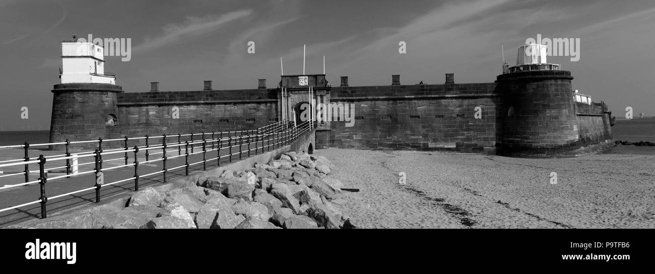 Fort Perch, New Brighton seaside resort, Wallasey town, Wirral ...