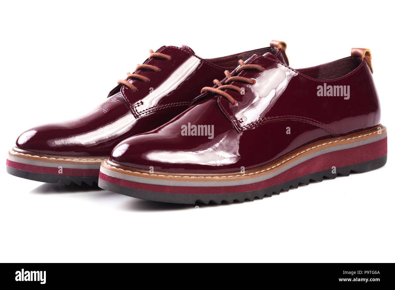 Red shiny shoes hi-res stock photography and images - Alamy