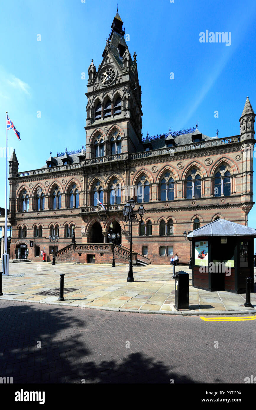 Chester town hall tower west hi-res stock photography and images - Alamy
