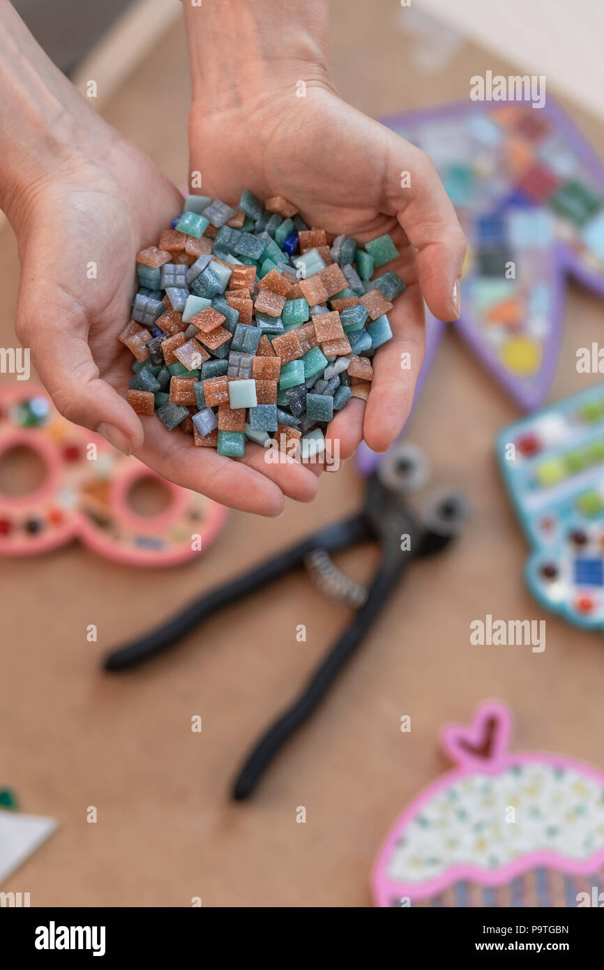 Making up a mosaic hi-res stock photography and images - Alamy