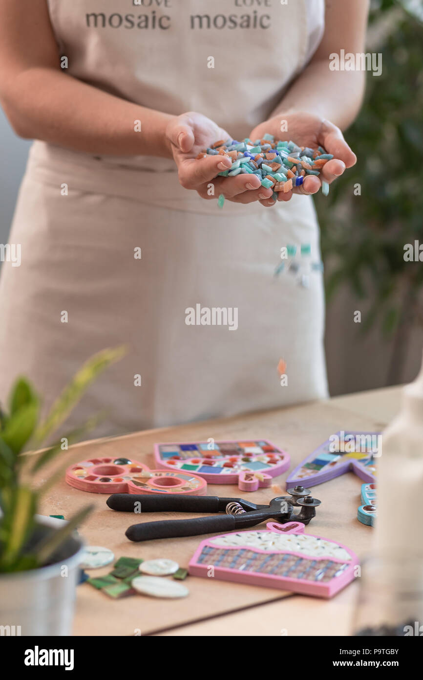 Making up a mosaic hi-res stock photography and images - Alamy