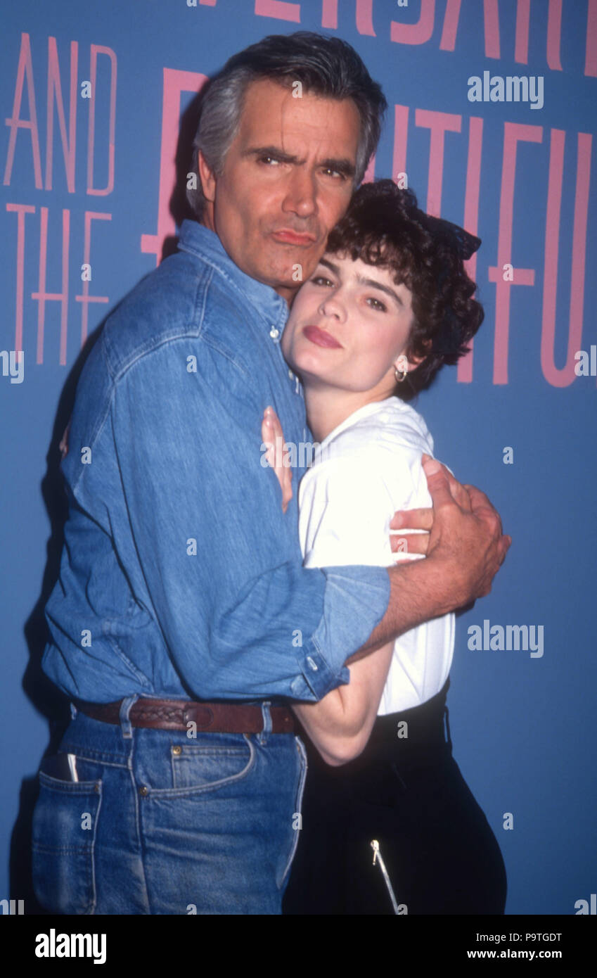 LOS ANGELES, CA - MARCH 23: Actor John McCook and actress Colleen Dion ...