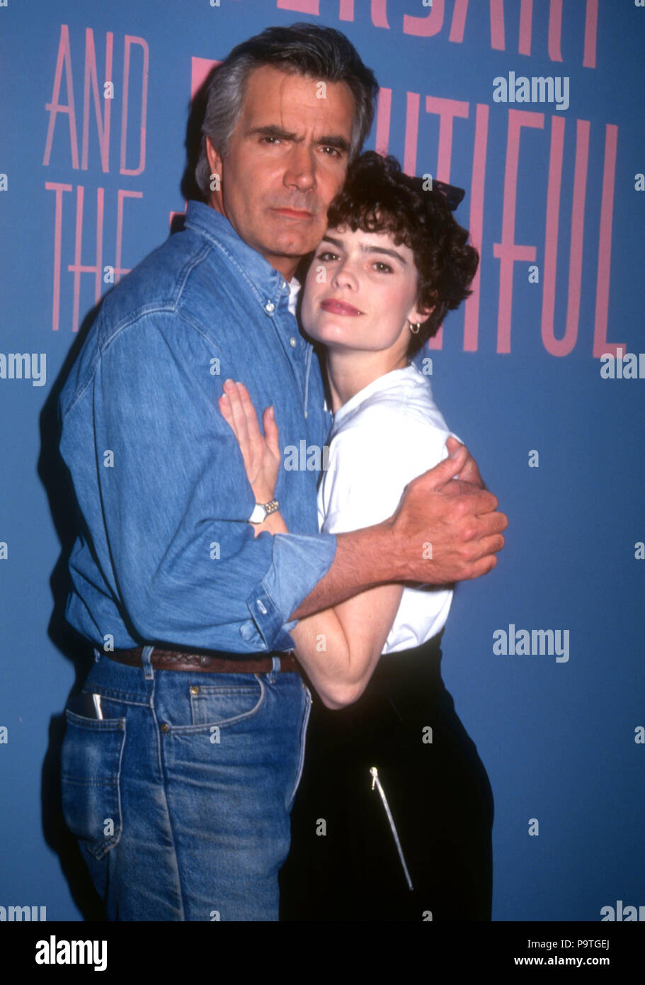 LOS ANGELES, CA - MARCH 23: Actor John McCook and actress Colleen Dion ...