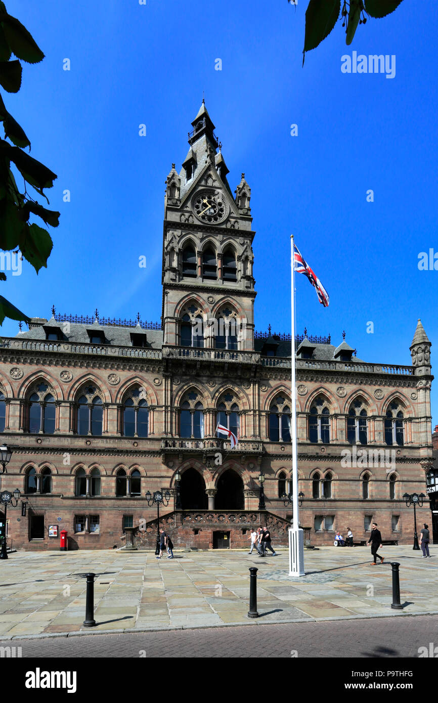 Chester Town Hall, Northgate Street, Chester City, Cheshire, England ...