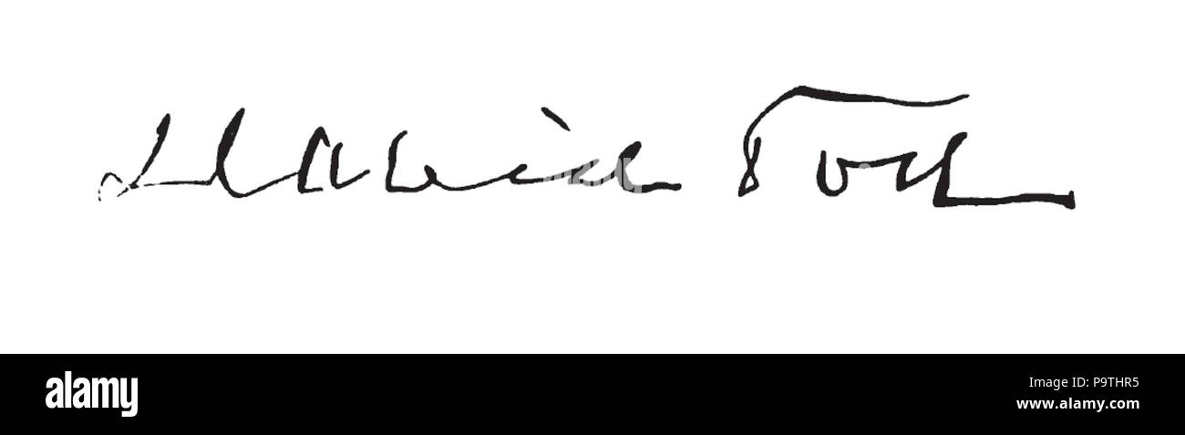 David signature hi-res stock photography and images - Alamy