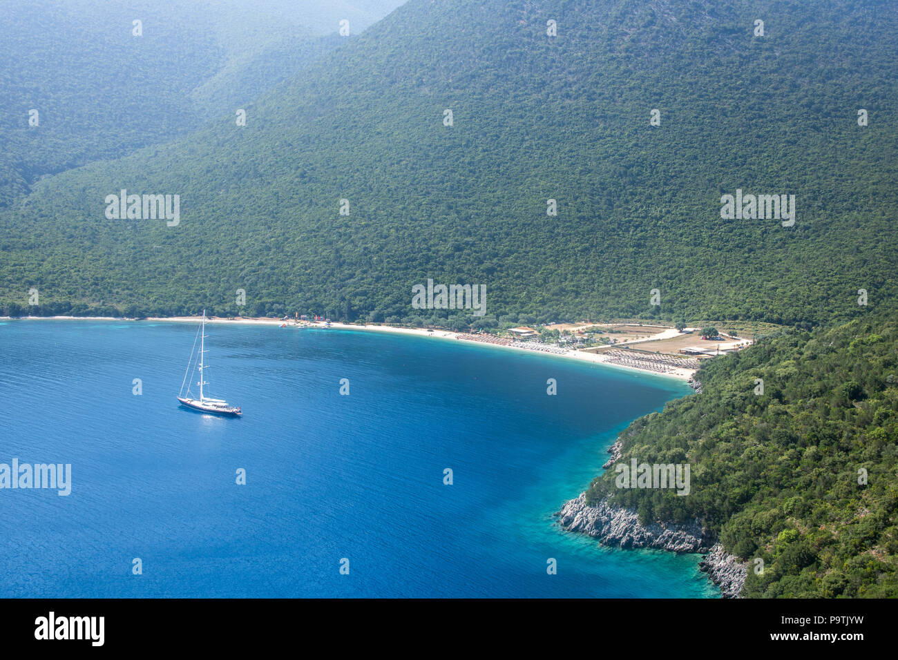 Antisamos beach, island Cephalonia (Kefalonia), Greece Stock Photo - Alamy