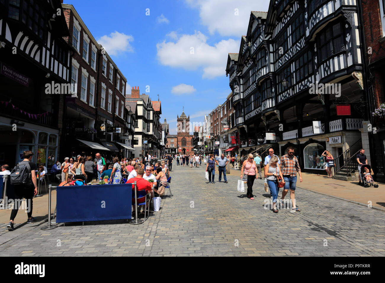 England tourist attractions places to visit in chester hi-res stock ...