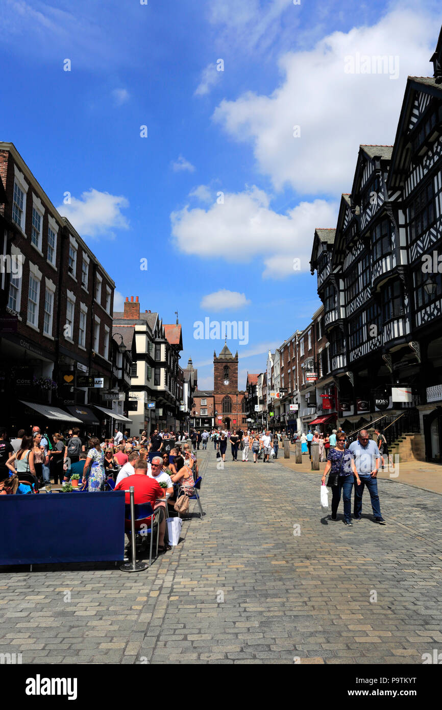 England tourist attractions places to visit in chester hi-res stock ...