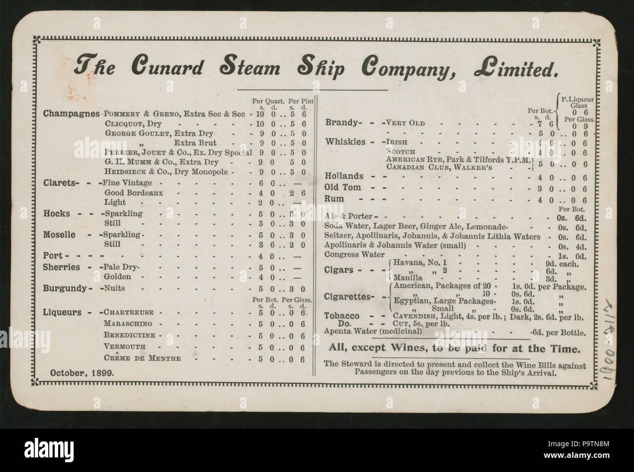 Rms etruria hi-res stock photography and images - Alamy