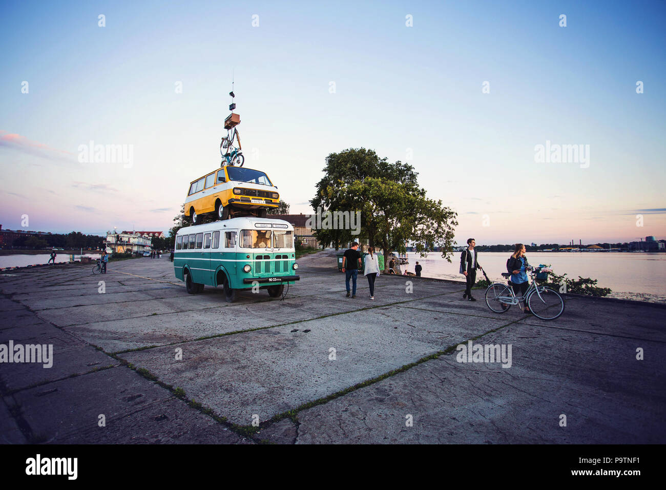 Riga sunrise hi-res stock photography and images - Alamy