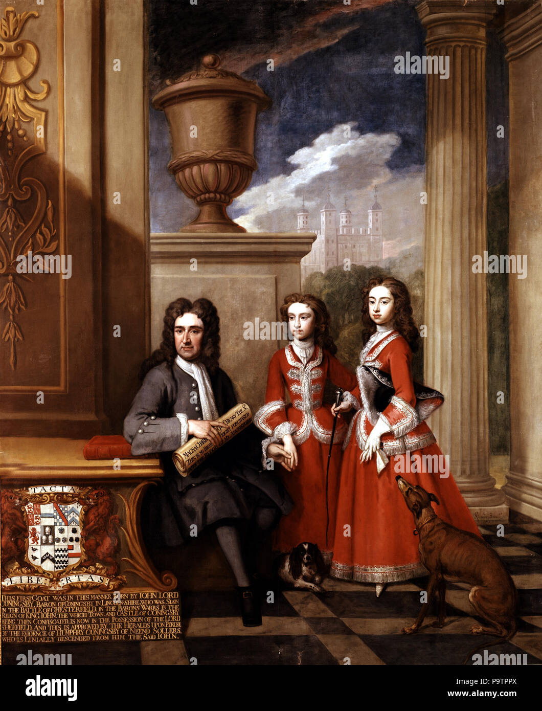 Portrait of Thomas Coningsby Stock Photo - Alamy