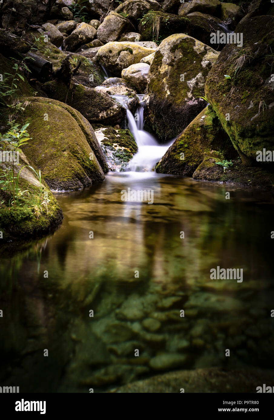 Morning view river waterfall hi-res stock photography and images - Alamy