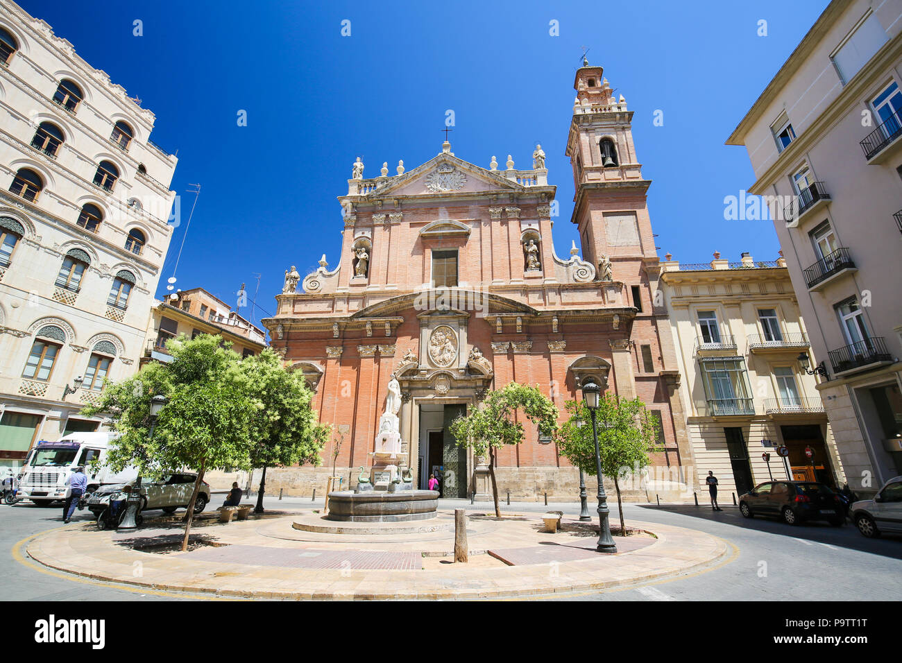 Church and Tower of the Baroque Santo Tomas Church in the center of ...