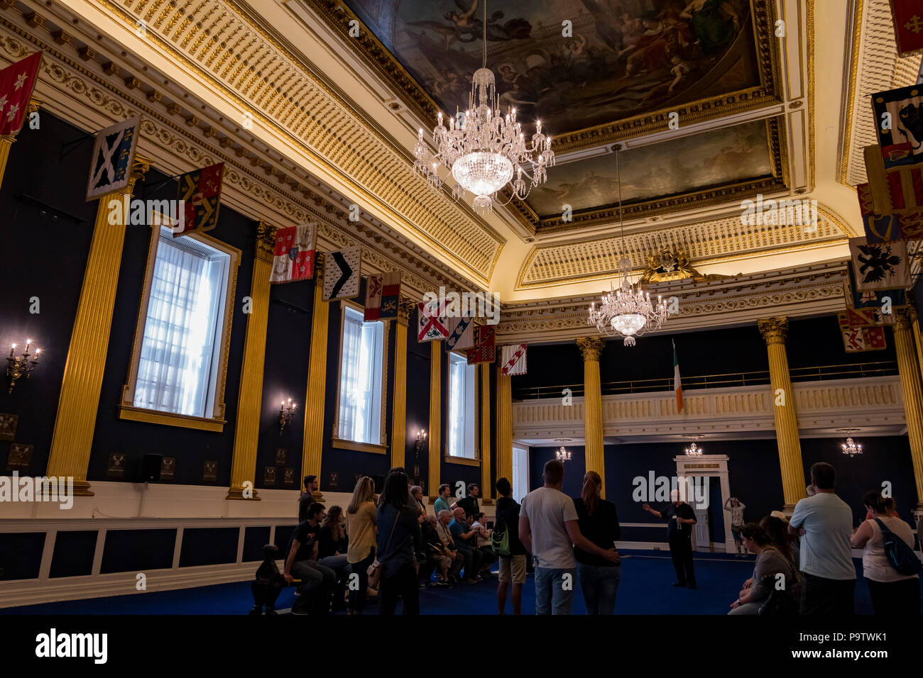 St patrick's hall dublin castle hi-res stock photography and images - Alamy