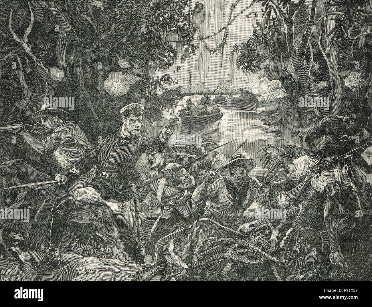 Punitive expedition by british navy hi-res stock photography and images ...