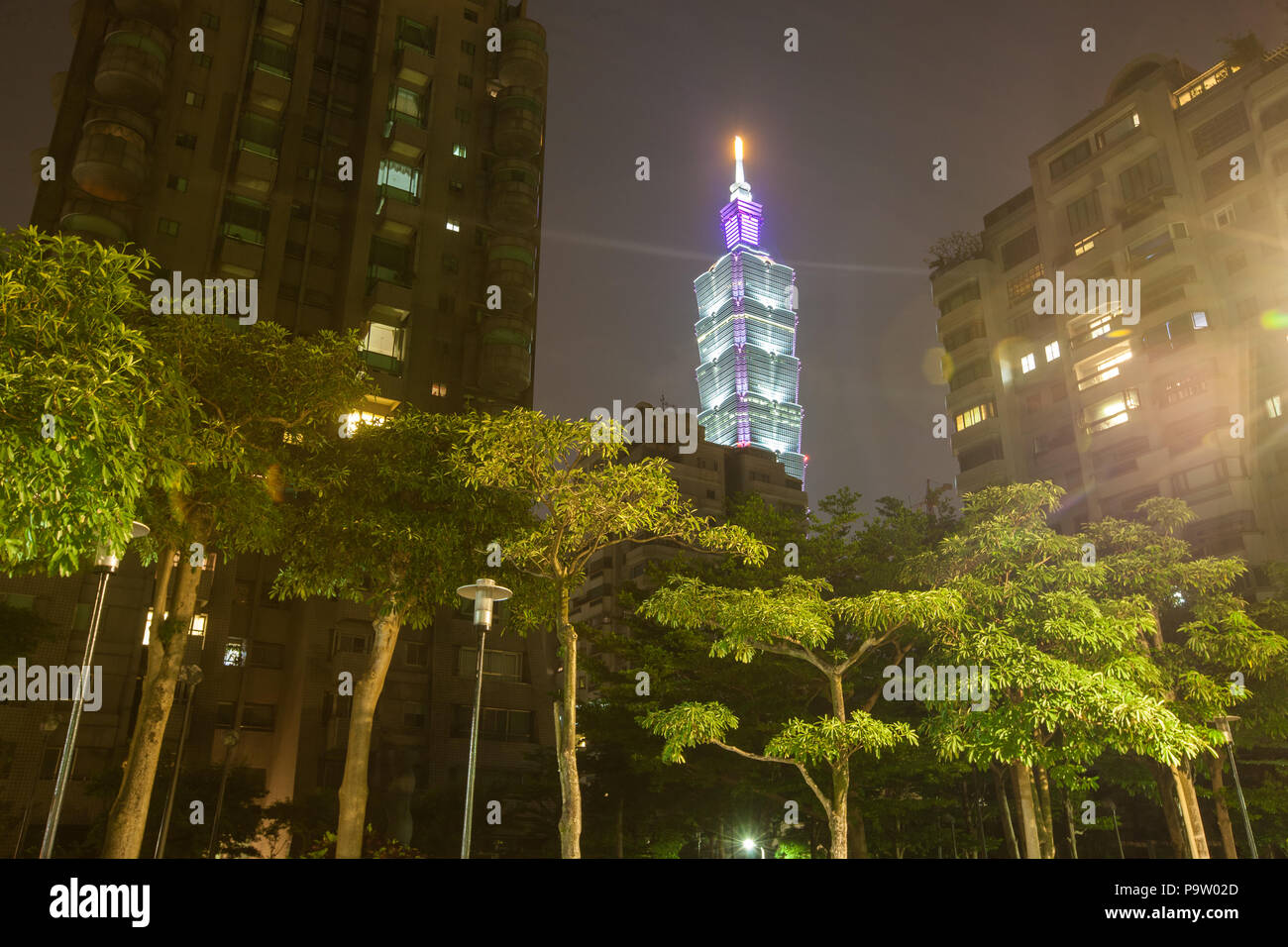 Night,view,of,Taipei 101 Tower,101,Tower,skyscraper,building,Taipei ...