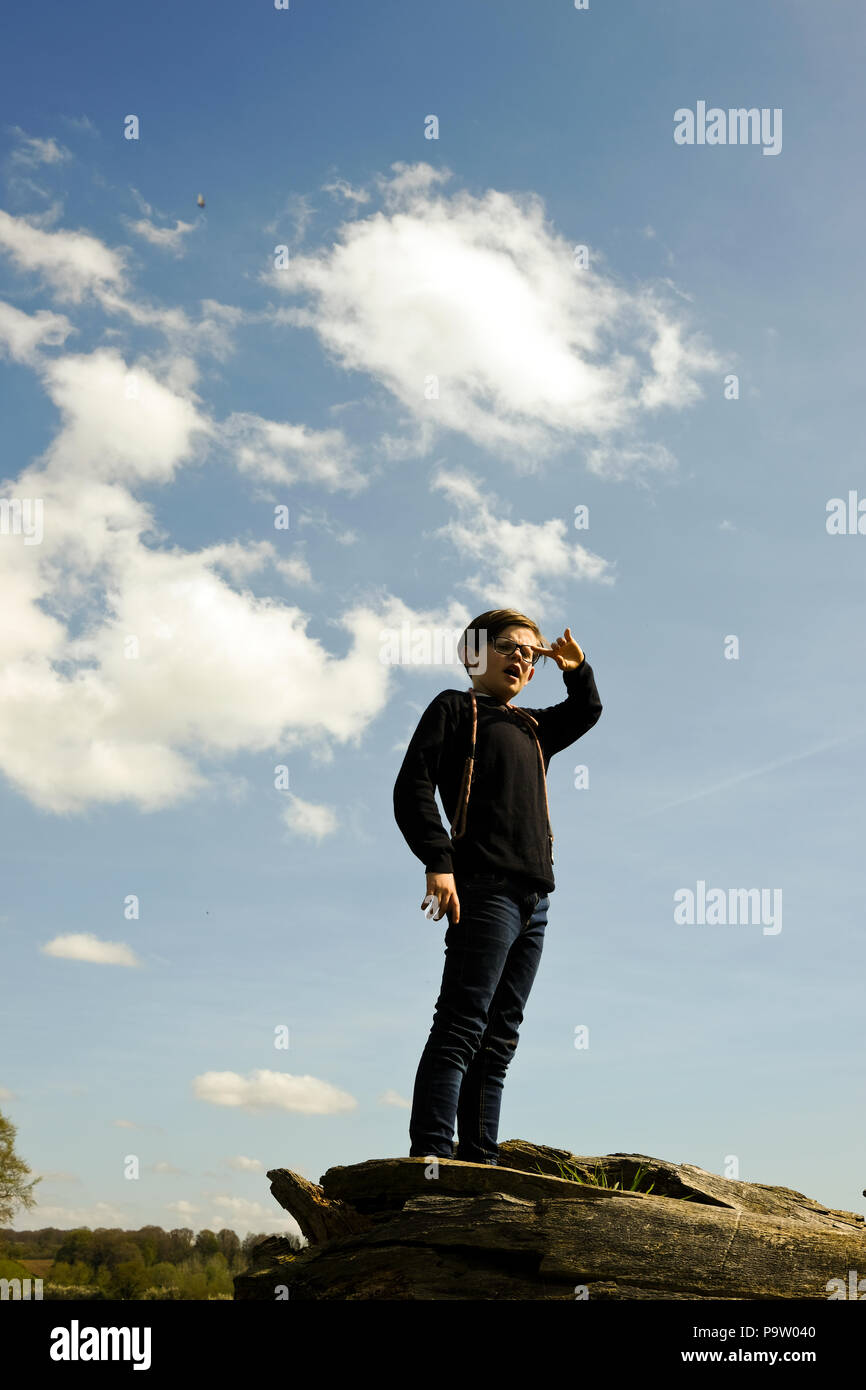 Child calling dog hi-res stock photography and images - Alamy