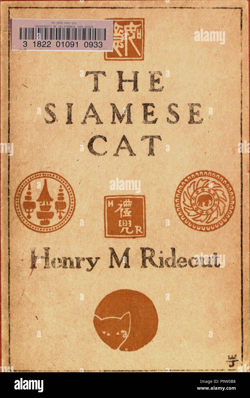 355 Cover--The Siamese cat Stock Photo - Alamy