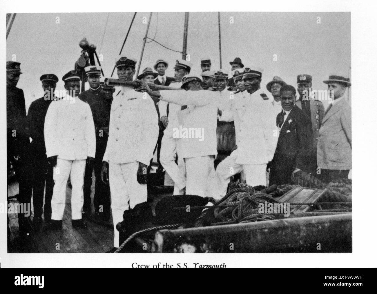 Crew members marine transport Black and White Stock Photos & Images - Alamy