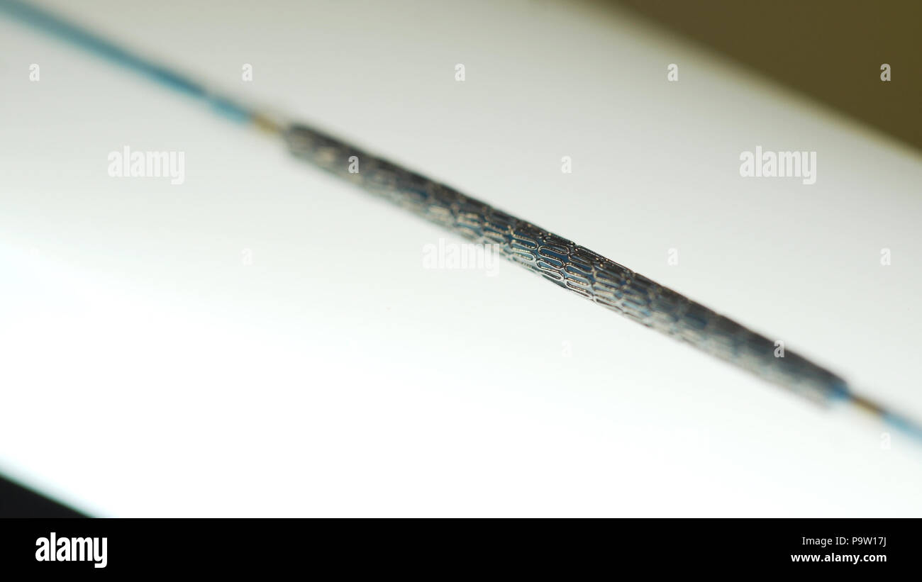 Coronary stent is a small mesh tube that s used to treat narrowed or ...