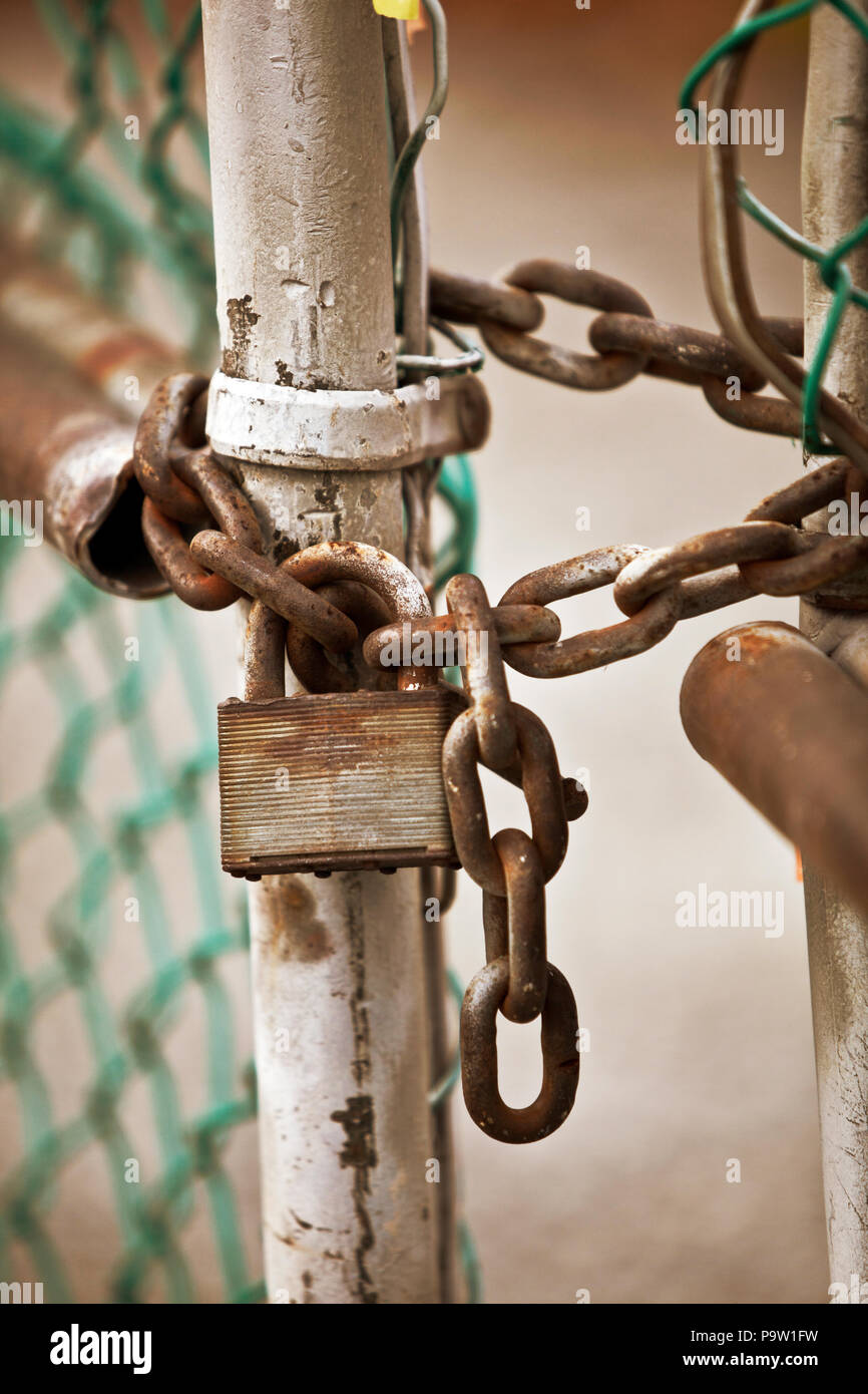 Keep out chain hi-res stock photography and images - Alamy