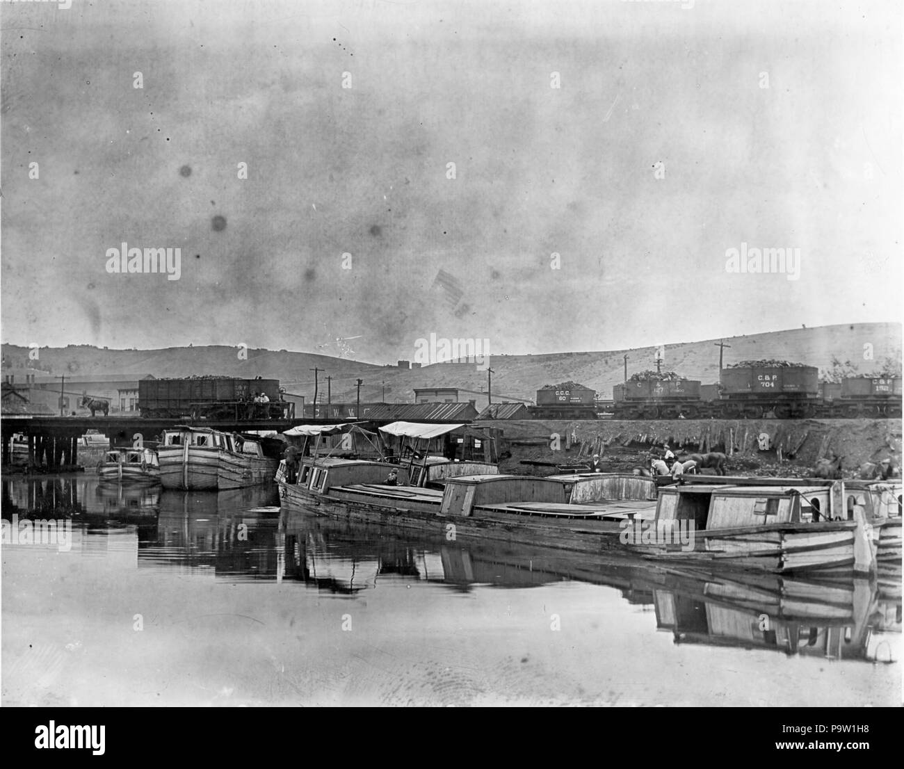 Pennsylvania canal Black and White Stock Photos & Images - Alamy