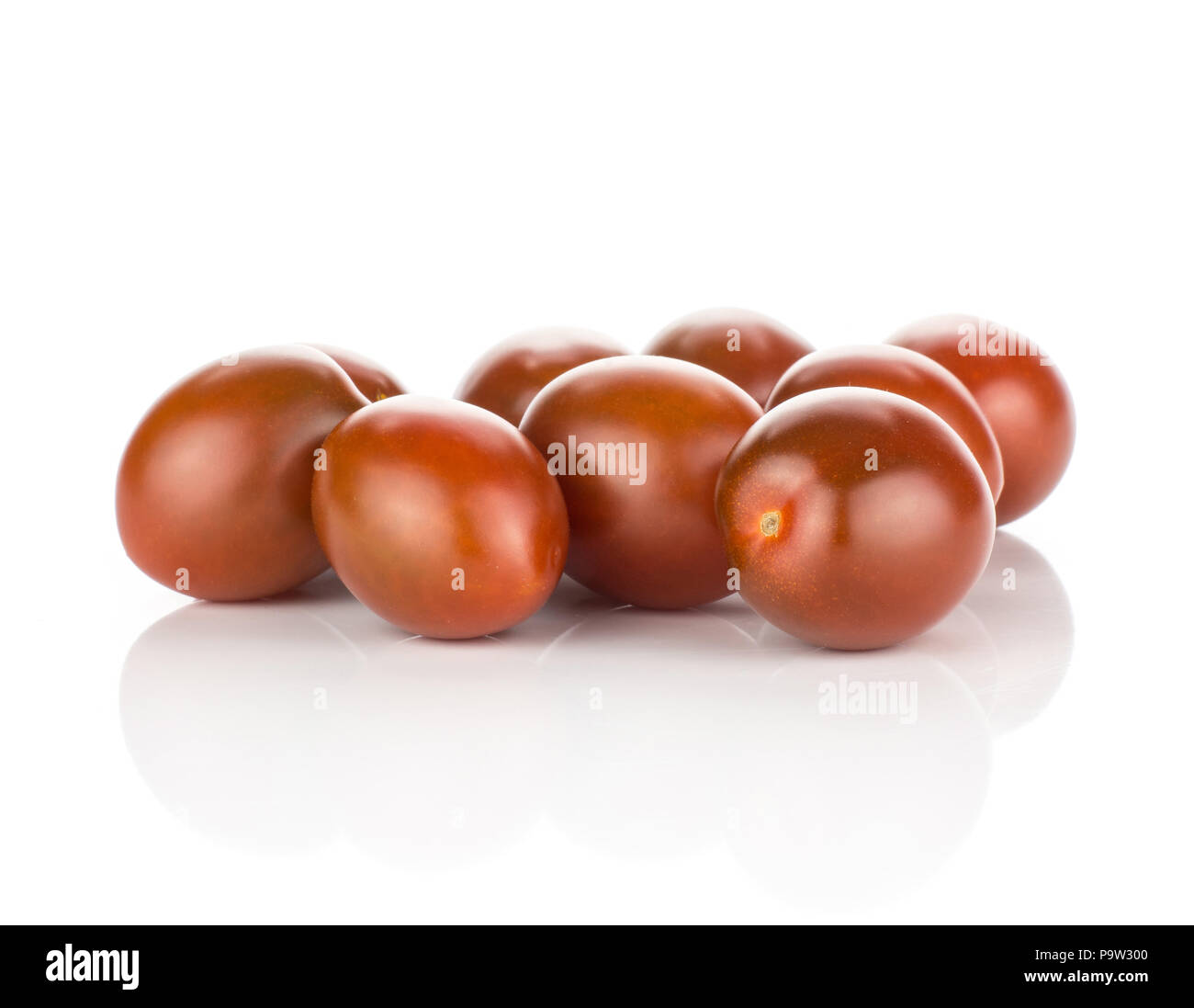 Black red grape cherry tomatoes set isolated on white background Stock Photo - Alamy