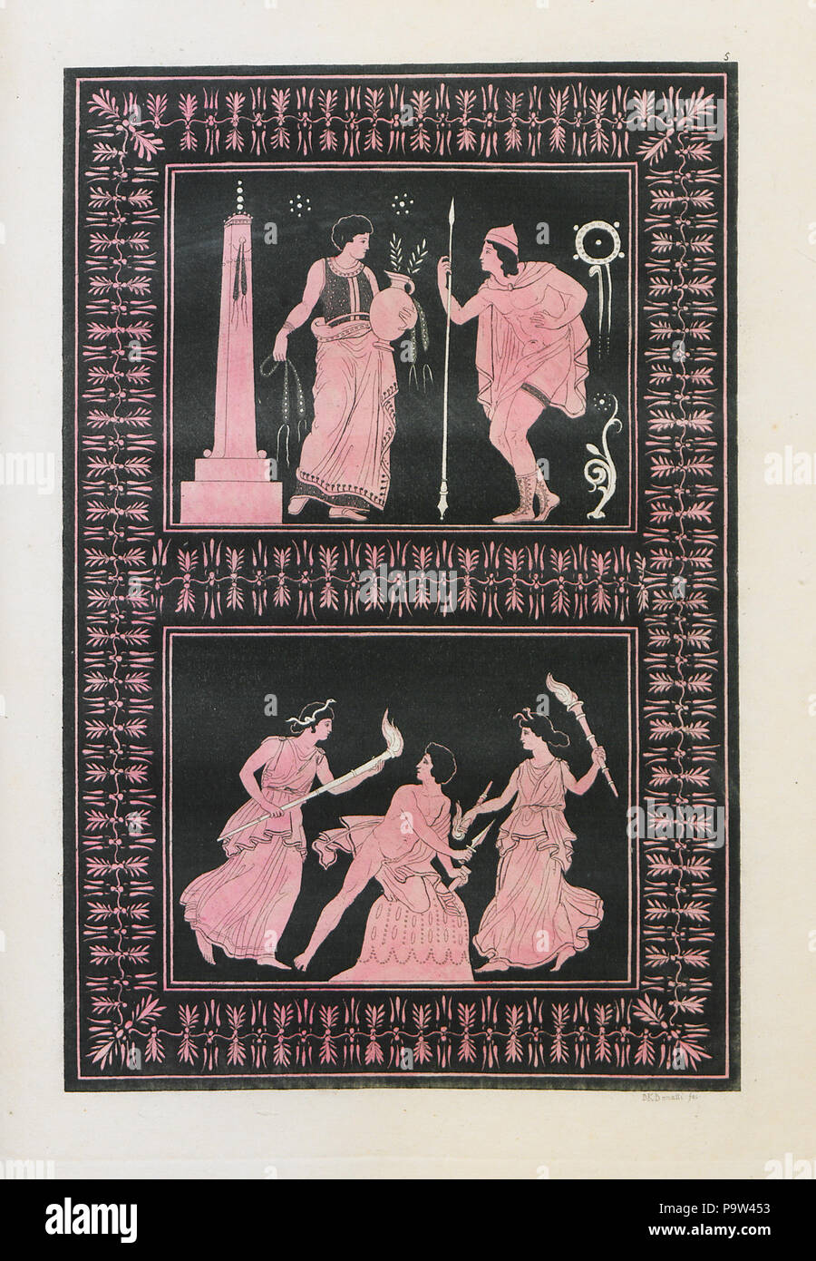 370 Dance scenes from ancient Greek vases - Gironi Robustiano - 1820 ...