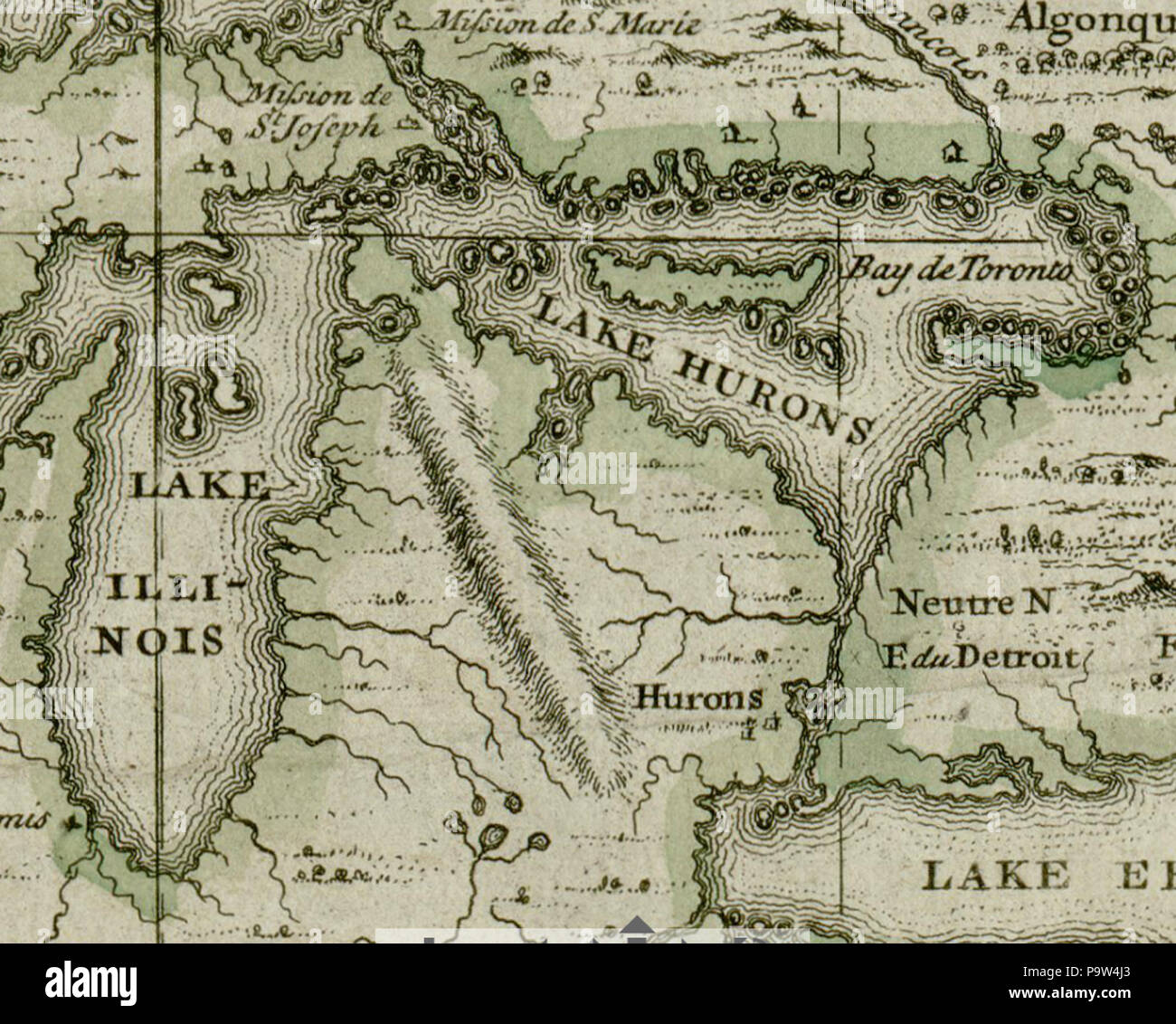 Early colonial maps hi-res stock photography and images - Alamy