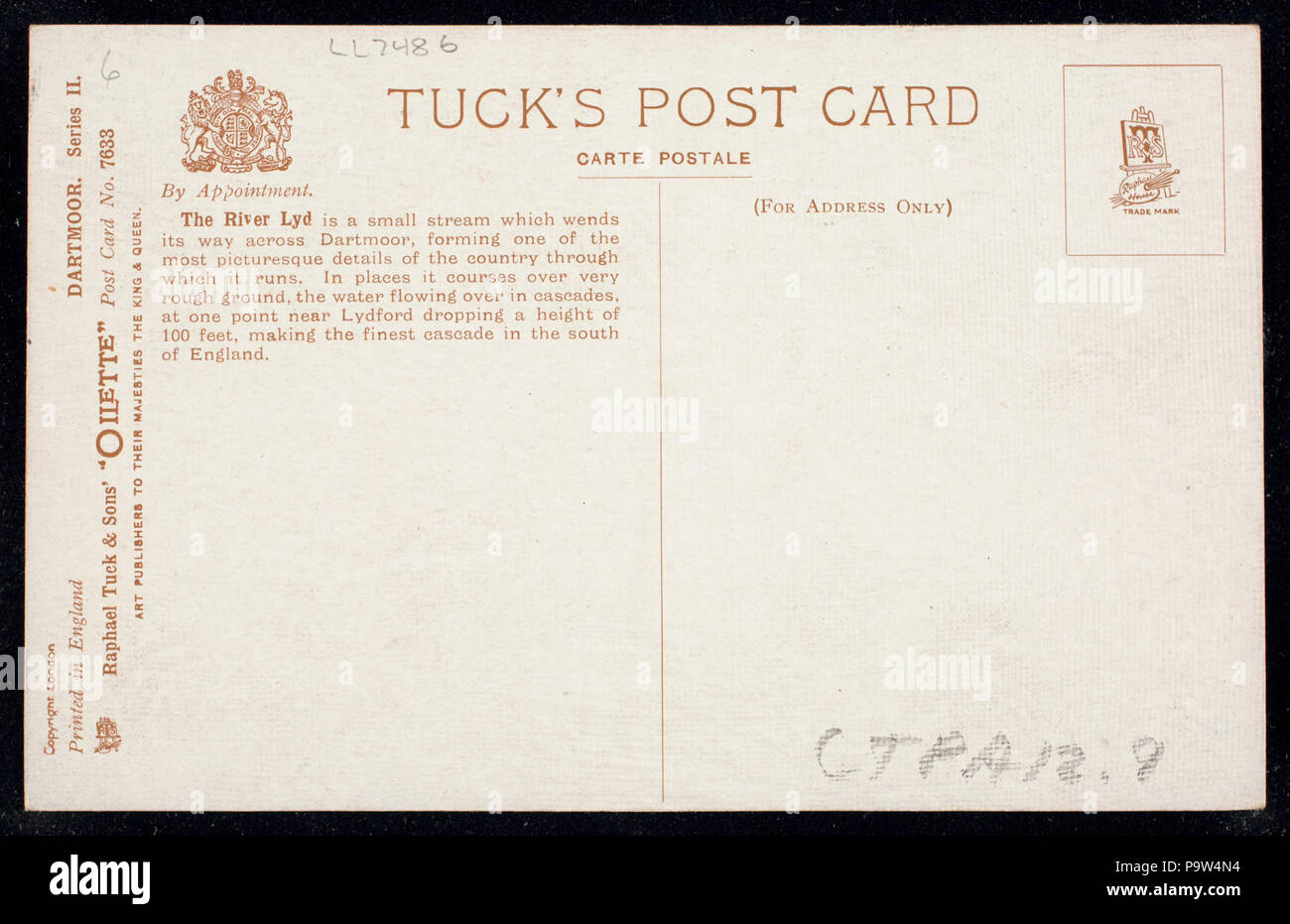 372 Dartmoor. The Lyd, near Lydford. (NBY 440377 Stock Photo - Alamy