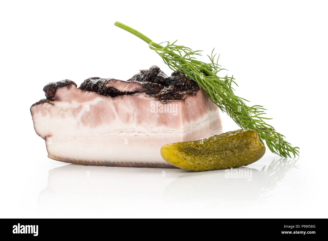 Rind on bacon Cut Out Stock Images & Pictures - Alamy