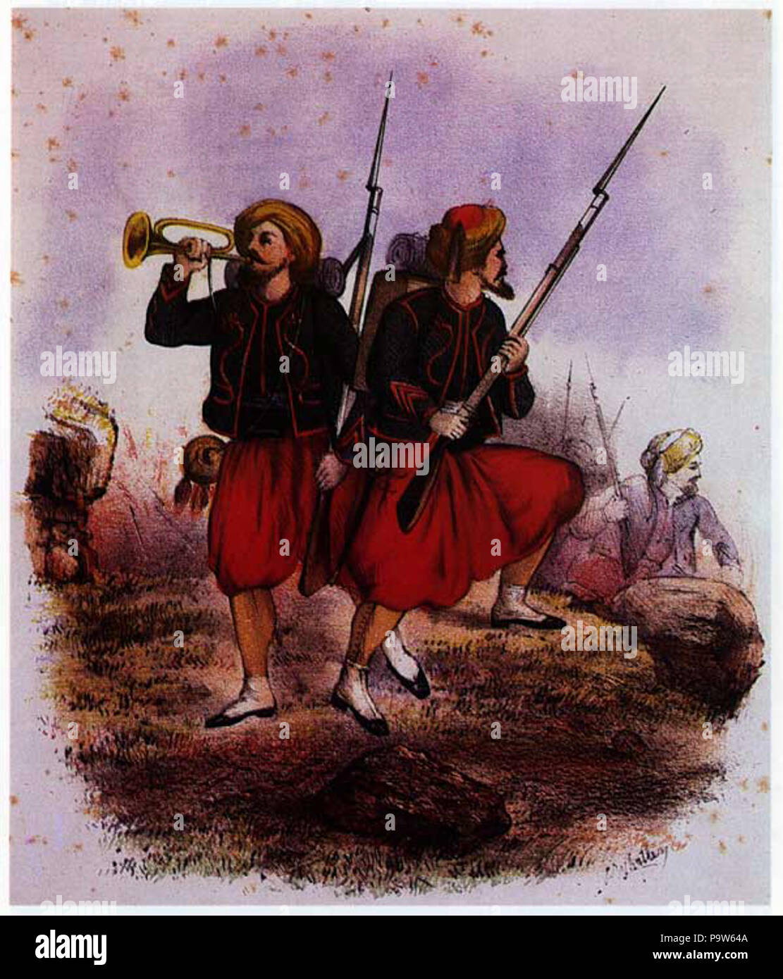 Zouave parade hi-res stock photography and images - Alamy