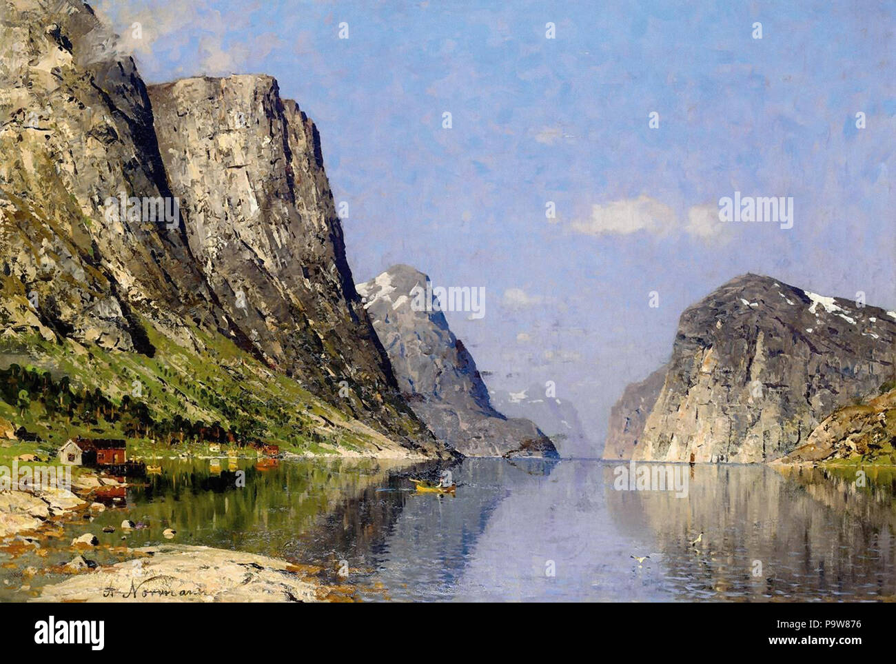 Normann Adelsteen - a Norwegian Fjord 2 Stock Photo - Alamy