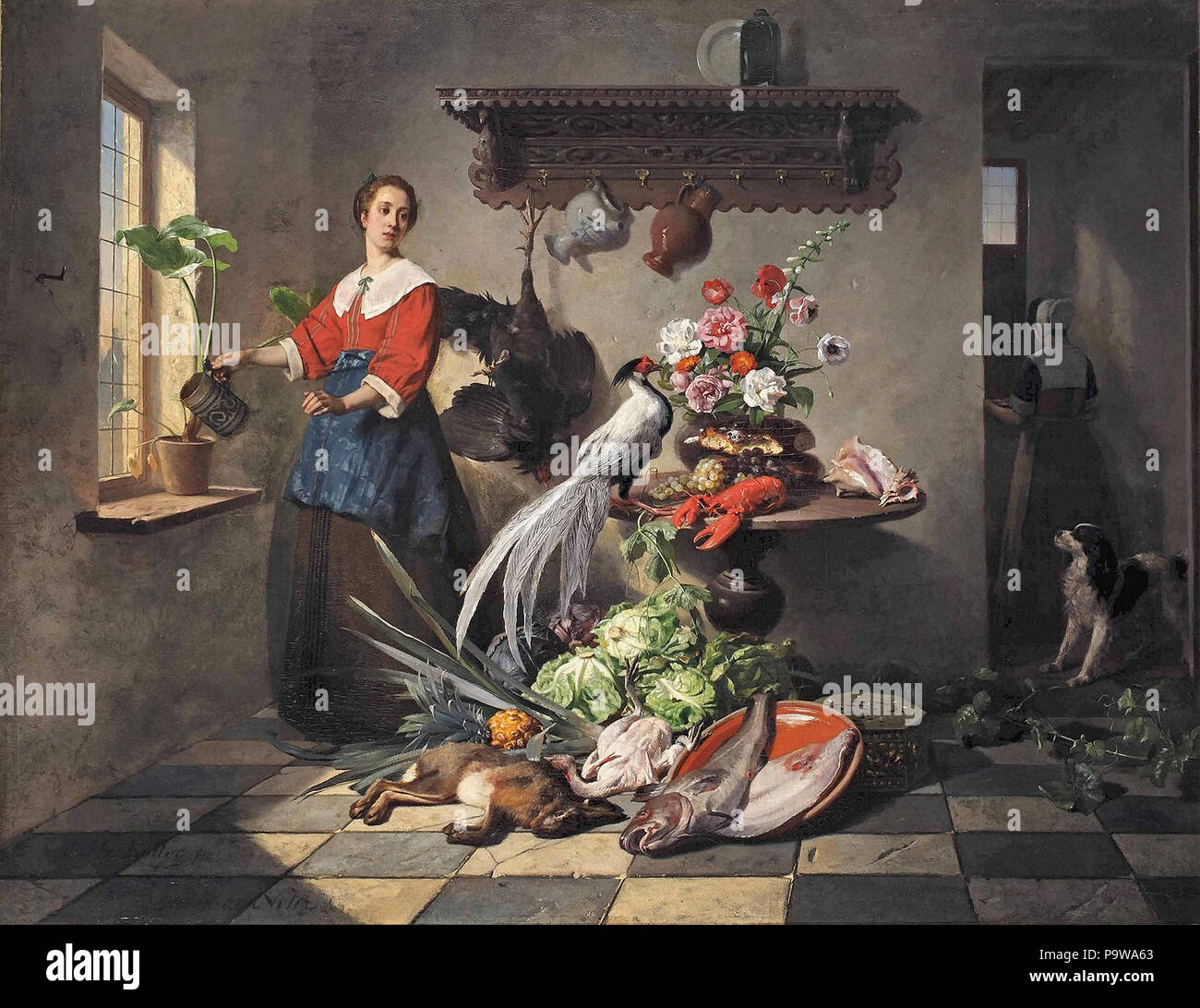 Noter David Emile Joseph De - in the Pantry Stock Photo - Alamy