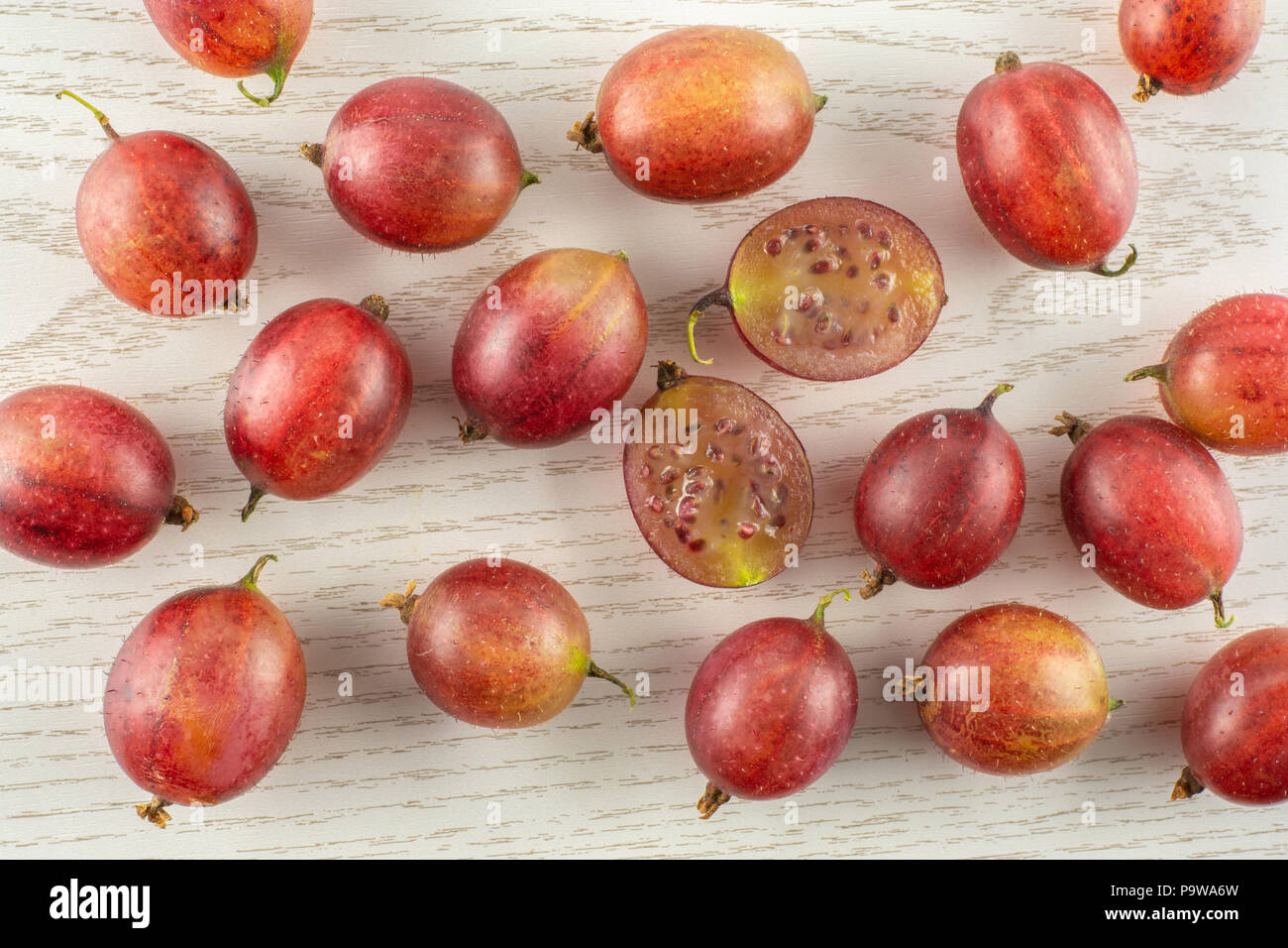 ‘hinnomaki red’ gooseberry hi-res stock photography and images - Alamy